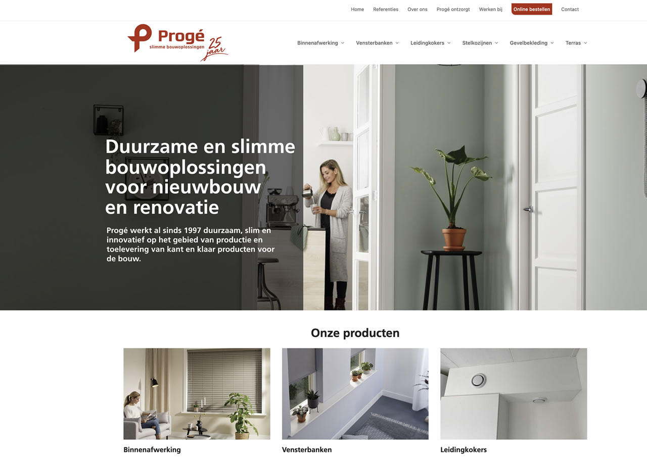 Kozijn-dagkantafwerking - Progé Groenlo